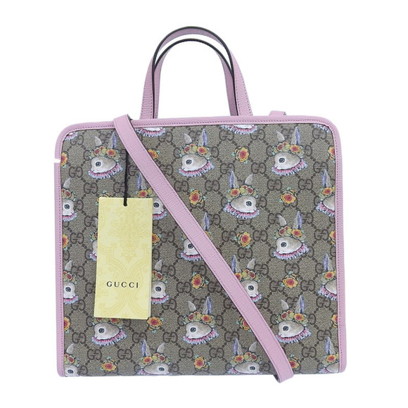 Gucci | Bags | Gucci Supreme Childrens Yuko Higuchi Rabbit Bag Leather ...
